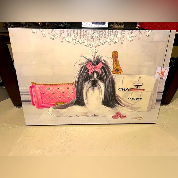 Wall Decor | Chanel Bling Wall Art Decor By Burlington | Poshmark